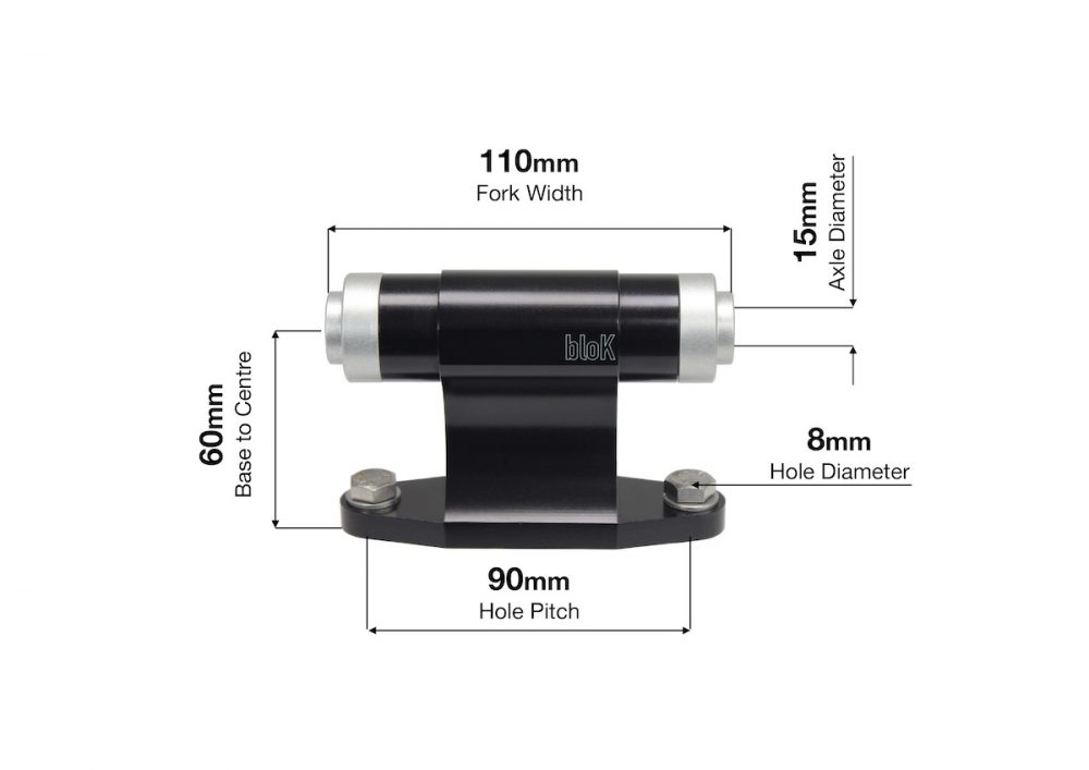 MTB Fork Mount 15x110RF Boost Thru-Axle - bloK Pod