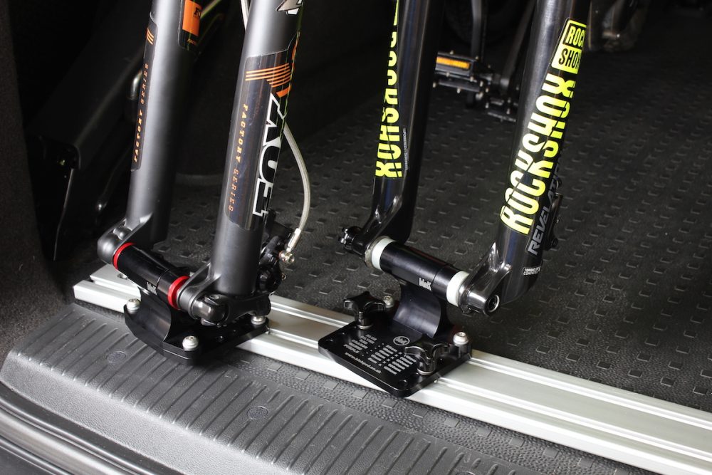 VW T5/T6 SWB/LWB - 1200mm Fork Mount Rail Twin T-Slot - Fits Cargo Hoop ...