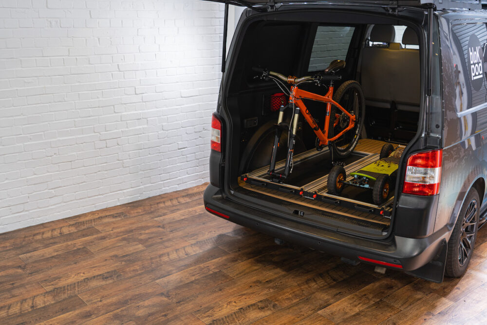 SWB/LWB Vehicle - Twin Sliding Tray 1200mm Wide x 1400mm Deep - bloK Pod