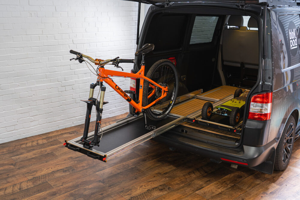 SWB/LWB Vehicle - Twin Sliding Tray 1200mm Wide x 1400mm Deep - bloK Pod