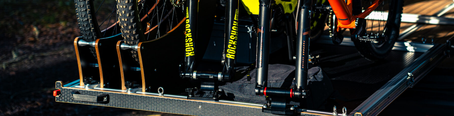 Bike Fork Mounts for Road MTB & e-Bike & Sliding Trays & Beds